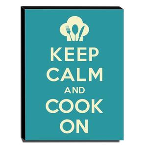 Quadro Keep Calm And Cook On Canvas 40x30cm-kca30 | Leroy Merlin
