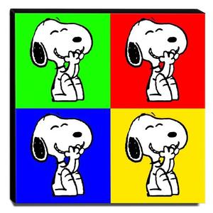 Quadro Pop Art Snoopy Canvas 30x30cm-qp20 | Leroy Merlin