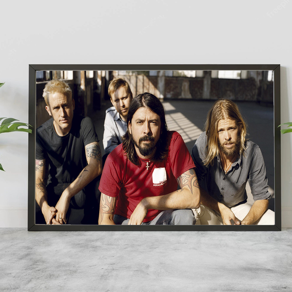 Quadro Poster Foo Fighters Ff Grunge Rock Integrantes A4 | Leroy Merlin