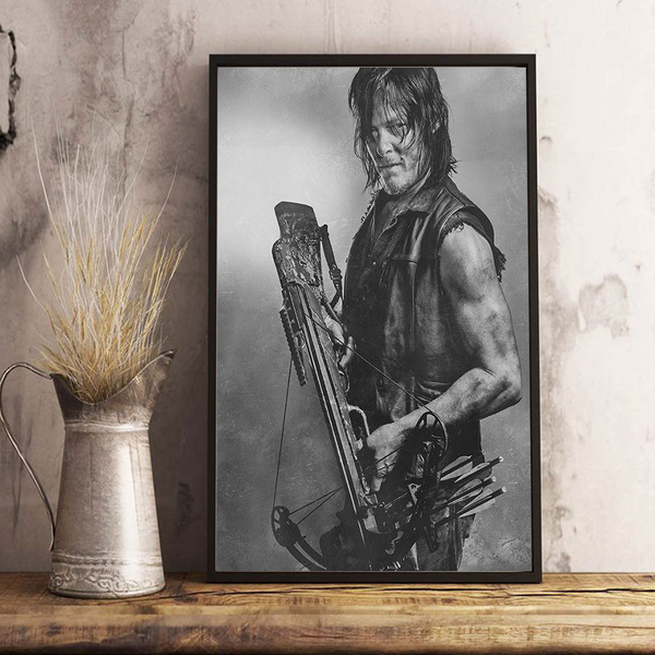 Quadro Seriado The Walking Dead Daryl Arma Poster Tamanho A4 | Leroy Merlin