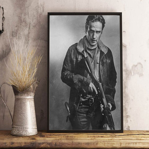 Quadro Serie The Walking Dead Persongem Rick Tamanho A4 | Leroy Merlin