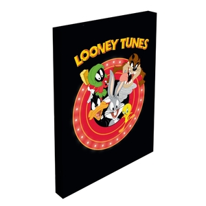 Quadro Tela Com Led Looney All Caracthers Looney Tunes Fd Pr | Leroy Merlin