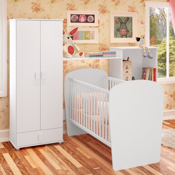 Quarto De Bebê Completo Ursinho Branco Branco | Leroy Merlin