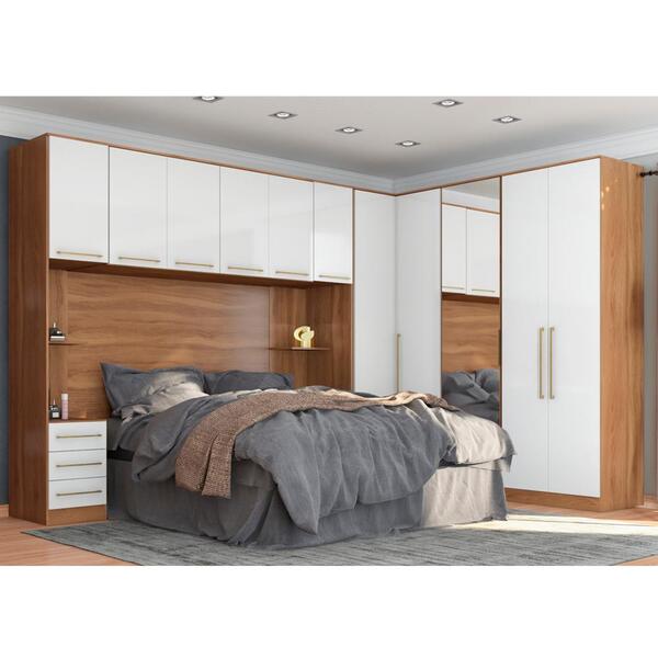 Quarto Modulado Casal 7 Peças Composição 1 Demartez | Leroy Merlin