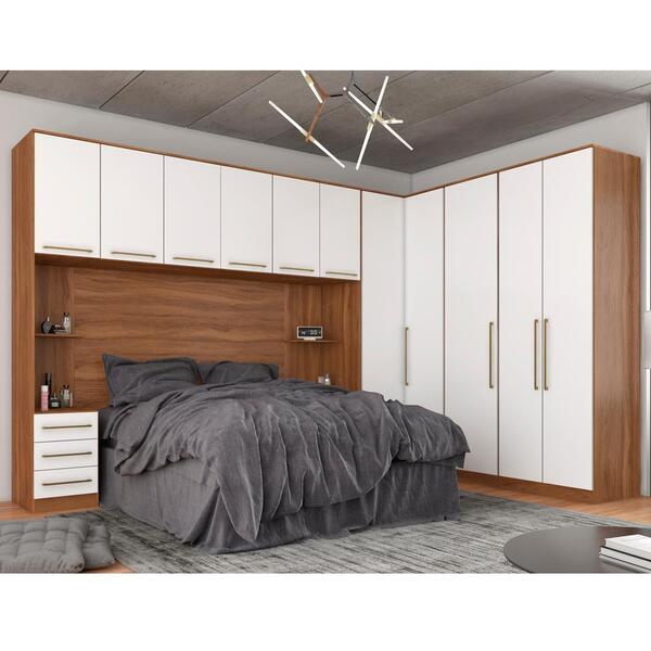 Quarto Modulado Casal 7 Peças Composição 2 Demartez | Leroy Merlin