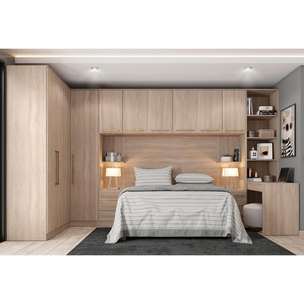 Quarto Modulado Casal 7 Peças Composição 3 Demartez | Leroy Merlin