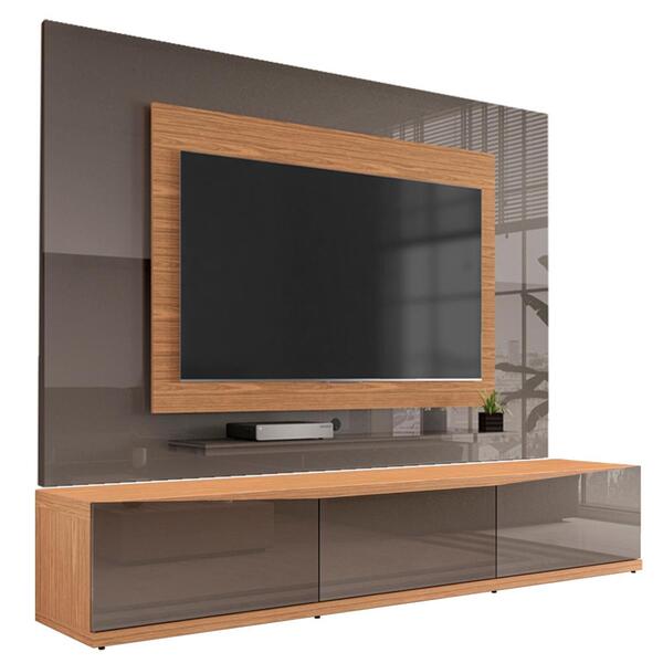 Rack 220cm 3 Gavetas E Painel Tv 60 Pol 011061x008142 Dcasa | Black ...