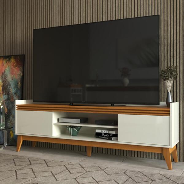Rack Astúrias Para Tv Até 75 Polegadas Ripado 180 Cm 2 Portas E 2 ...