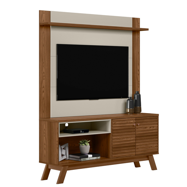 Rack Bancada Cambury E Painel Extensivo Para Tv 55 Pol. Cancun L06 ...