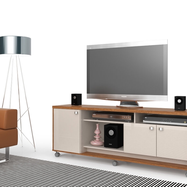 Rack Bancada Dallas Off White Amêndoa | Leroy Merlin