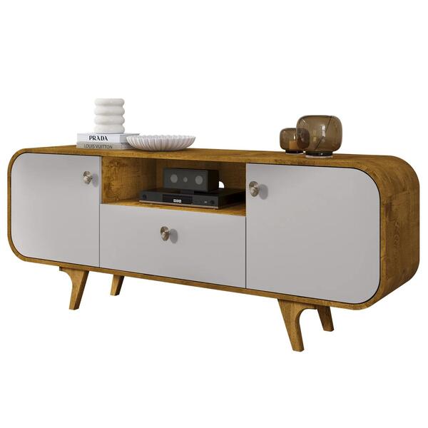 Rack Bancada Para Tv 55 Pol 156cm Demi Naturalle/off B02 - Mpozenato ...