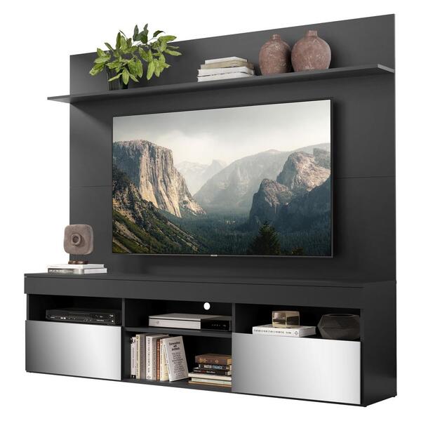 Rack Com Espelho E Painel Com Suporte Tv 65" Madri V3368 | Leroy Merlin