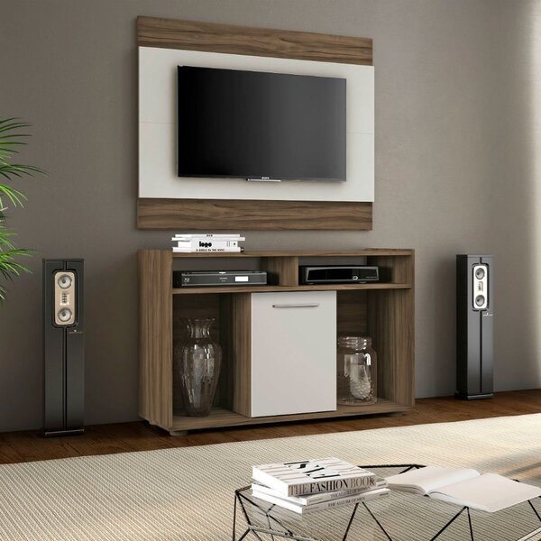 Rack Com Painel Para Tv 43 Polegadas 1 Porta Show Notável Móveis ...