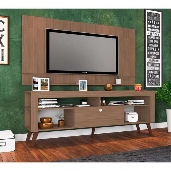 Rack Com Painel Para Tv 55 Polegadas Itália Montana | Leroy Merlin