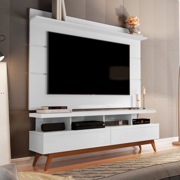 Rack Com Painel Para Tv Até 60 Polegadas Vivare 160cm Giga Móveis ...