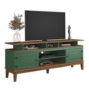 Rack De Madeira Maciça Com 2p Base Elevada Verde | Leroy Merlin