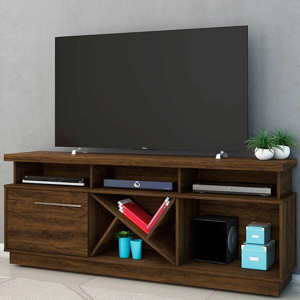 Rack Para Tv De Até 65 Polegadas Gabriele Savana - Madetec | Leroy Merlin