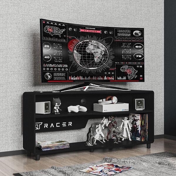 Rack Gamer 2 Nichos Xt Racer Preto/branco | Leroy Merlin