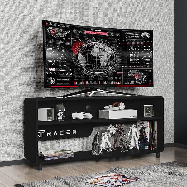 Rack Gamer E Escritório Xt Racer Max Air 122cm Politorno Preto/branco ...