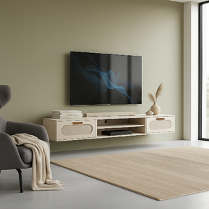 Rack Grande Para Tv 100% Mdf Com Nicho E 2 Gavetas Telinha Off White ...