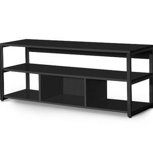 Rack Home Luxuosa Para Sala De Star Preto Com Preto | Leroy Merlin