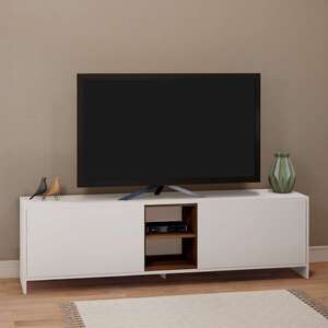 Rack Kennedy Branco E Madeirado 160 Cm | Leroy Merlin