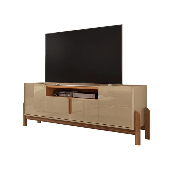 Rack Para Tv Até 60 Polegadas Lizz 4 Portas Champagne/cedro - Casa D ...