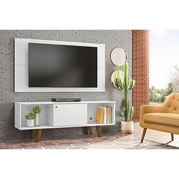 Rack Painel Tv 43 Polegadas Salah Branco | Leroy Merlin