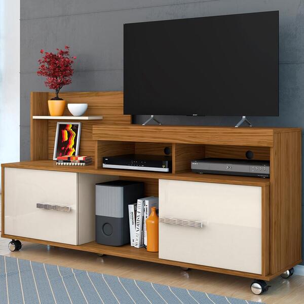 Rack Para Tv 42 Polegadas 3871 Naturale Off White Madetec | Leroy Merlin