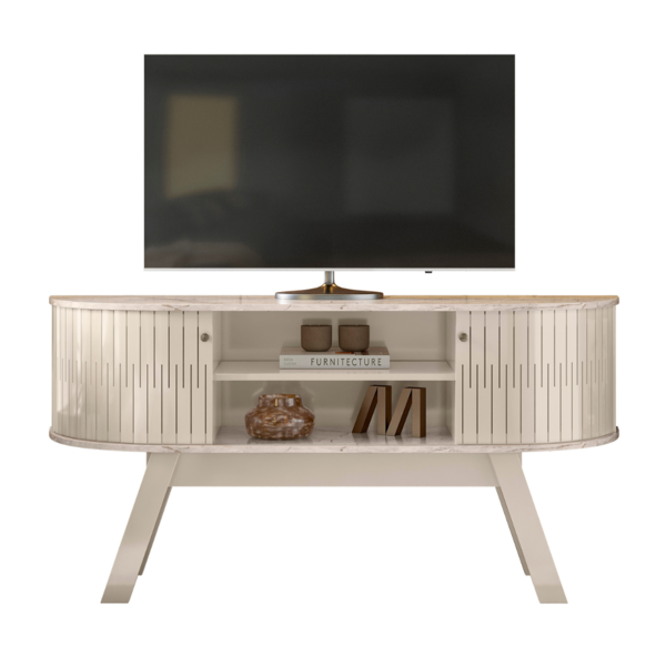 Rack Para Tv 55 Polegadas Londres Calacata Off White | Leroy Merlin