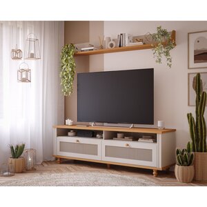 Rack Para Tv Até 60 Polegadas 2 Gavetas 1 Prateleira Quioto Espresso ...