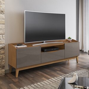 Rack Para Tv Até 60 Polegadas 2 Portas 1 Gaveta 180cm Ravena Versátile Cedro/cinza Pérola ...