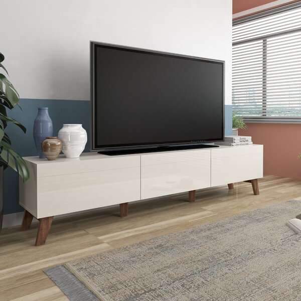 Rack Para Tv Até 70 Polegadas 220cm 3 Gavetas Retrô Manchester Yescasa Off White/pinho | Leroy ...