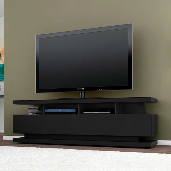 Rack Para Tv Até 72 Polegadas Vivare 3 Gavetas Black - Giga Móveis ...