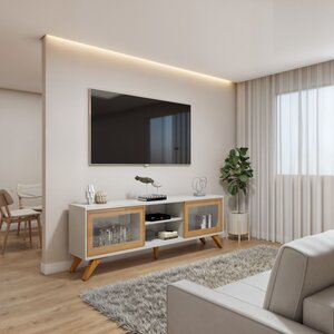 Rack Para Tv Até 75 Polegadas 2 Portas De Correr Reflecta 180cm Atlanta ...