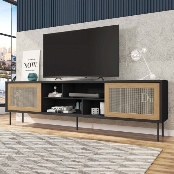 Rack Para Tv Até 75 Polegadas Industrial 220cm Em Bp Porta Telada ...