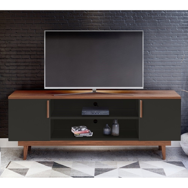 Rack Para Tv Brunei Preto Dakota | Leroy Merlin