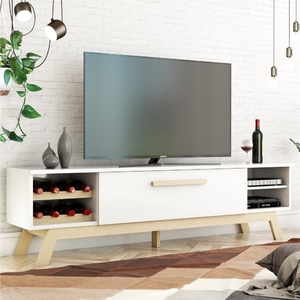 Rack Para Tv Minerva Branco Natural | Leroy Merlin