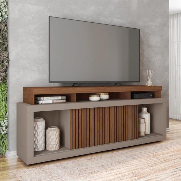 Rack Para Tv Ripado Baiona Fendi Havana | Leroy Merlin