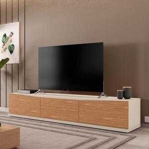 Rack Para Tv Vallery Off White Cedro 3 Gavetas | Leroy Merlin