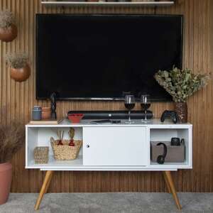 Rack Retrô Monschau Branco 140 Cm | Leroy Merlin