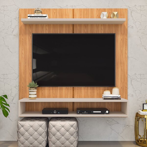 Rack Suspenso Para Tv Até 50 Polegadas 1 Prateleira 1 Nicho Théo Dj ...