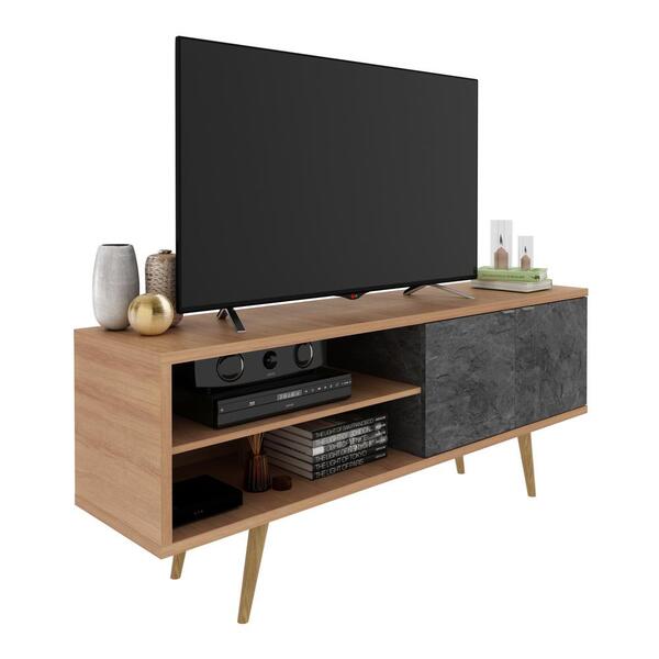 Rack Tv 55" Retrô Com 2 Portas Multimóveis Cr45204 | Leroy Merlin