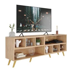 Rack Tv 75" Retrô Com Nichos Jazz Multimóveis V1022 R | Leroy Merlin