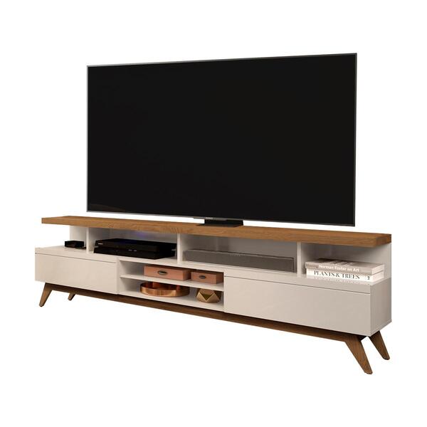 Rack Vivare Grande 1.8 Wood 2 Gavetas Tv Até 70 Polegadas Prateleira ...
