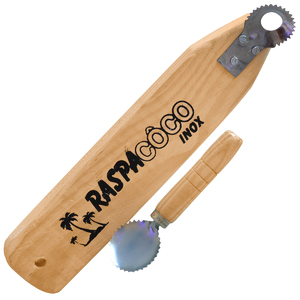 Ralador Raspa Coco E Mini Ralador Madeira Inox Kit 2 Peças | Leroy Merlin