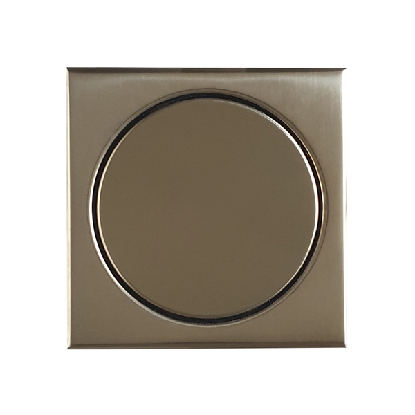 Ralo Elegance Inox Bronze 12,5 X 12,5 Cm | Leroy Merlin