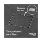 Ralo Oculto Inox Tampa Invisível Quadrado 15x15 Não É Pvc Base E Tampa ...