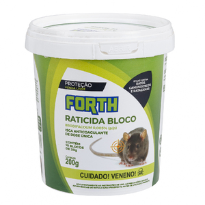 Raticida Blocos 200g Forth | Leroy Merlin