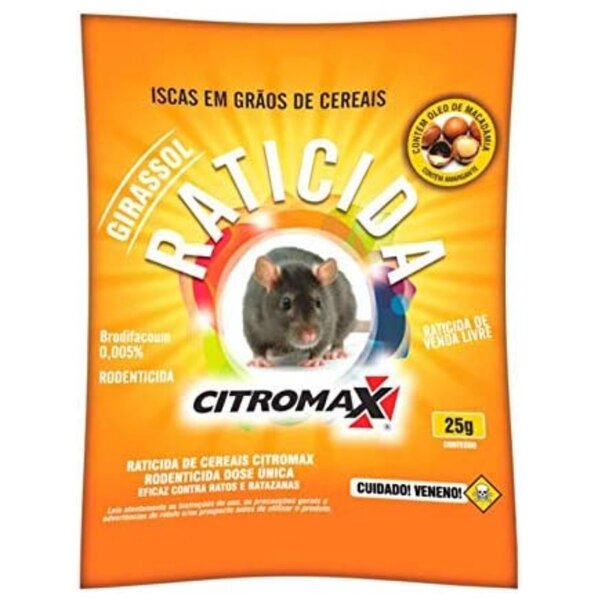 Raticida Isca De Girassol Com Alta Atratividade Citromax | Leroy Merlin